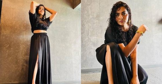 Actress Parvathy Thiruvothu Looking Stunning In Black Skirt Set ...