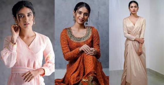Actress Priya Prakash Varrier New Cute And Simple Looks Is Trending On ...