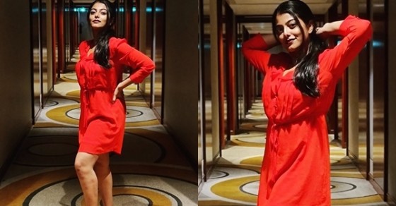 Mollywood Actress Merin Philip's Makeover in Red Outfit Made Wow Among ...