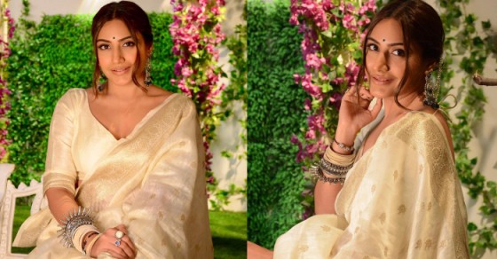 Pics: सुरभि चंदना ने एथनिक लुक में ढाया कहर, सिंपल साड़ी लुक देख पानी ...