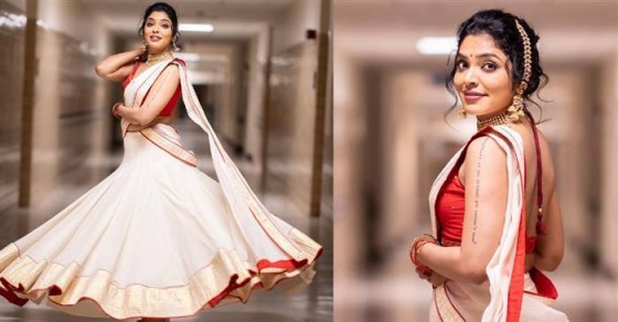 Actress Rima Kallingal's New Half Saree Look Goes Viral On Social Media ...