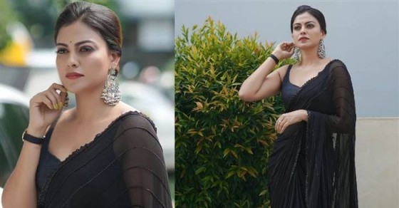 Actress Anusree's New Photoshoot In Black Goes Viral On Social Media ...