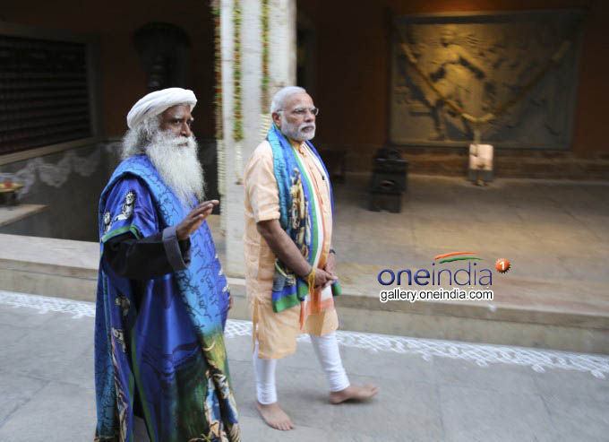 PM Narendra Modi Unveils 112-Foot Shiva Statue In Coimbatore Photos: HD ...