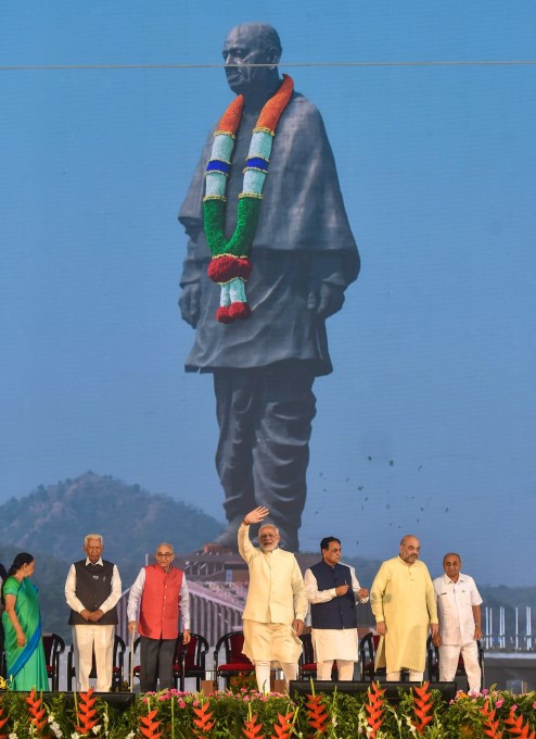 Pm Narendra Modi Inaugurates Statue Of Unity In Gujarat Photos Hd