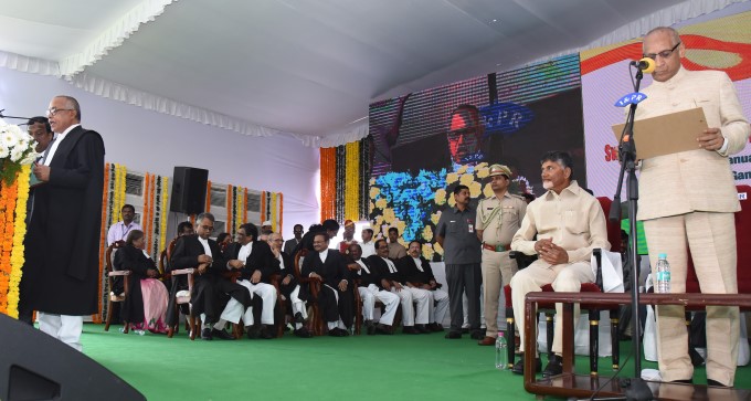 Swearing Ceremony Of Chief Justice And Judges Of AP High Court Photos ...