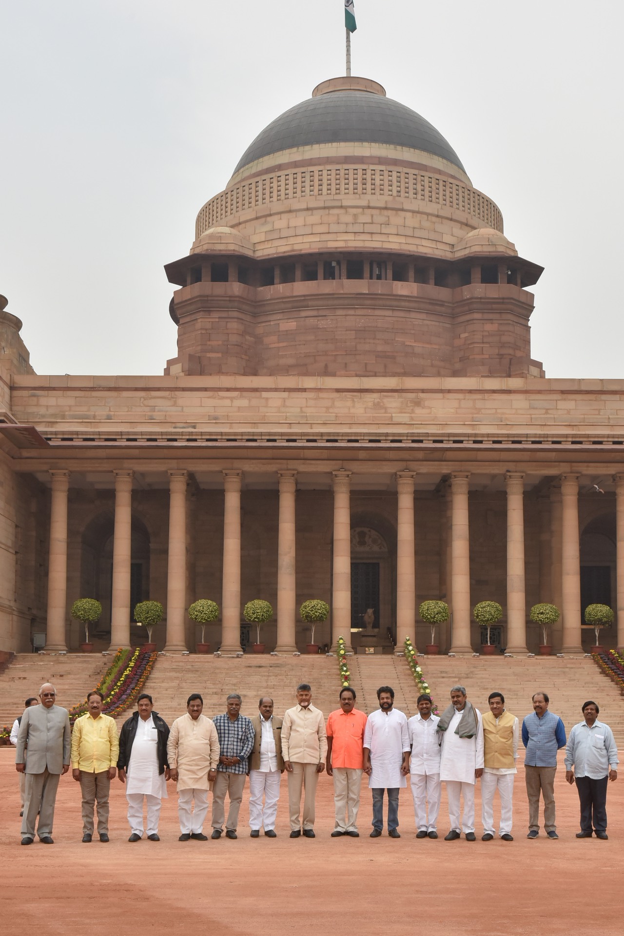 Andhra Pradesh Chief Minister N Chandera Babau Naidu Led Delegationto ...
