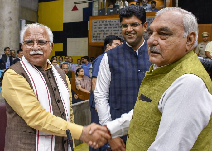 Newly Elected Haryana MLAs Oath Taking Ceremony Photos: HD Images, Pictures, News Pics ...