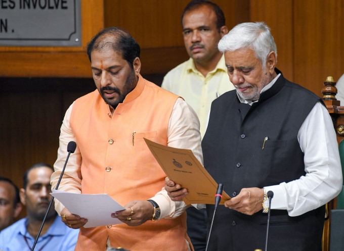 Newly Elected Haryana MLAs Oath Taking Ceremony Photos: HD Images, Pictures, News Pics ...