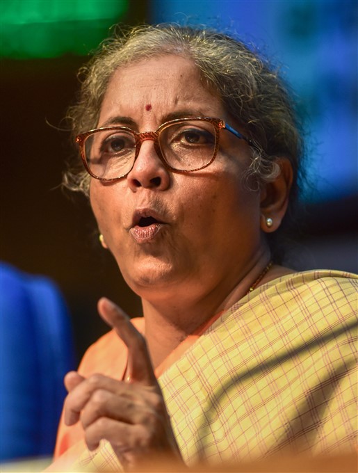 Finance Minister Nirmala Sitharaman Addresses Press Conference In New ...