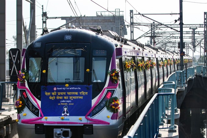 PM Modi Inaugurates India’s First Driverless Train In Delhi Photos: HD ...