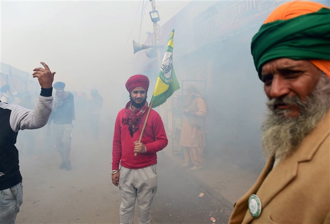 Farmers Protest Against Central Government Over Farm Laws In Delhi, 09 ...