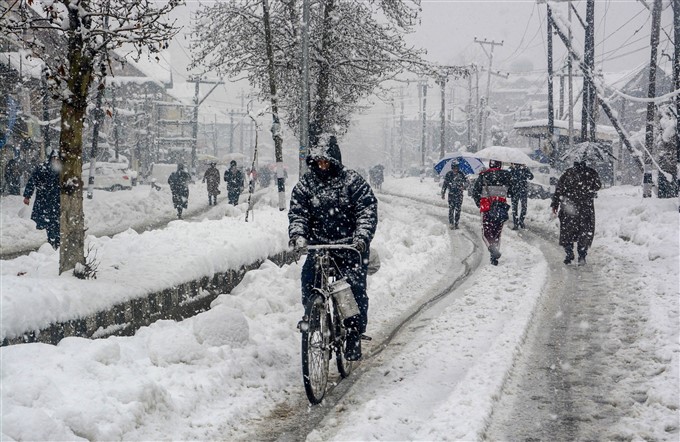 Heavy Snowfall In Jammu And Kashmir And Leh, 07/01/2021 Photos: HD ...