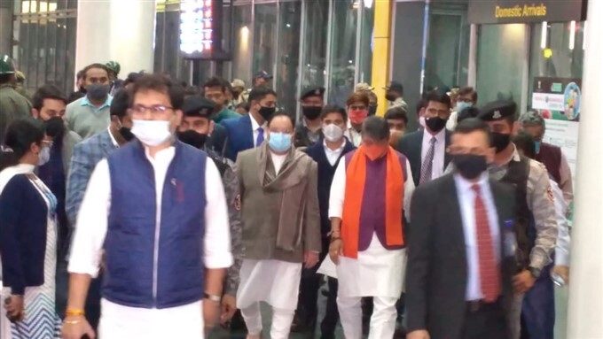 Bjp National President Jp Nadda On West Bengal Visit Reaches Kolkata