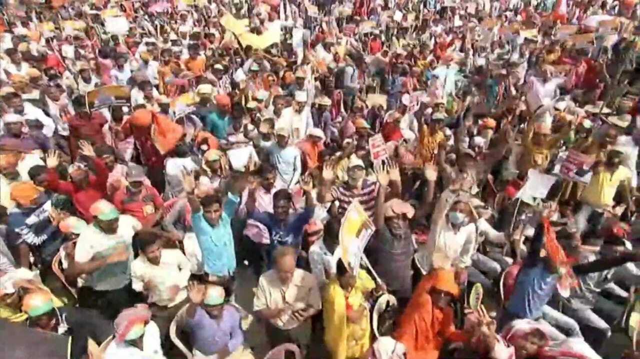 BJP Brigade Rally At Kolkata Ahead Of West Bengal Assembly Election ...