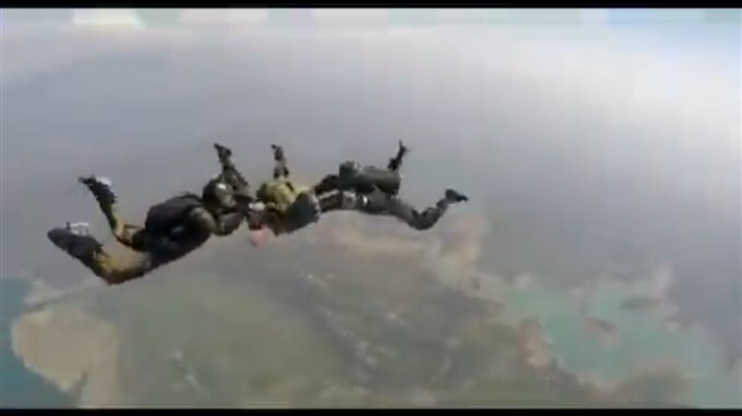Indian Army And Turkmenistan Special Forces First Leg Of Sky-diving ...