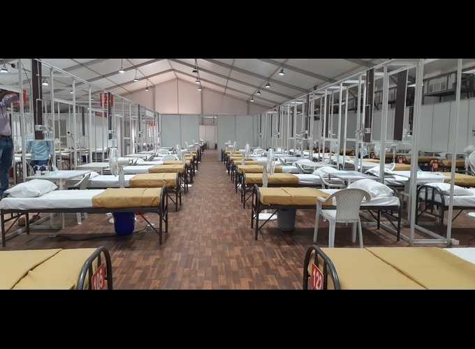 JSW Steel Set Up 1,000 Bed Covid Hospital At Toranagallu In Ballari ...