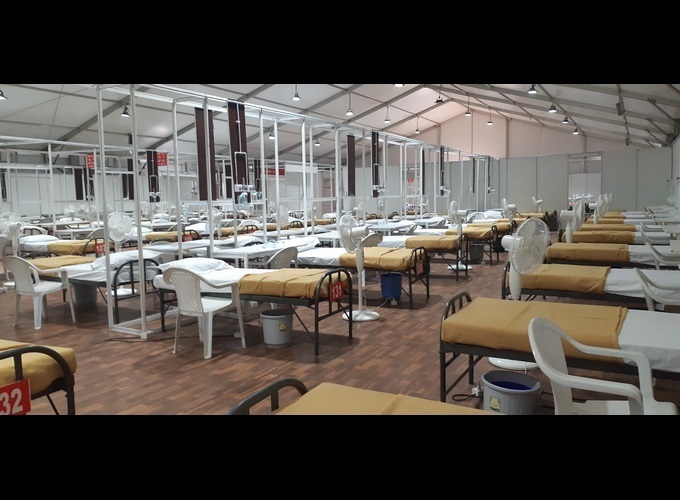 JSW Steel Set Up 1,000 Bed Covid Hospital At Toranagallu In Ballari ...