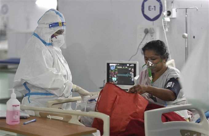 Newly Constructed 500 ICU Beds COVID Care Centre Near LNJP Hospital, In ...