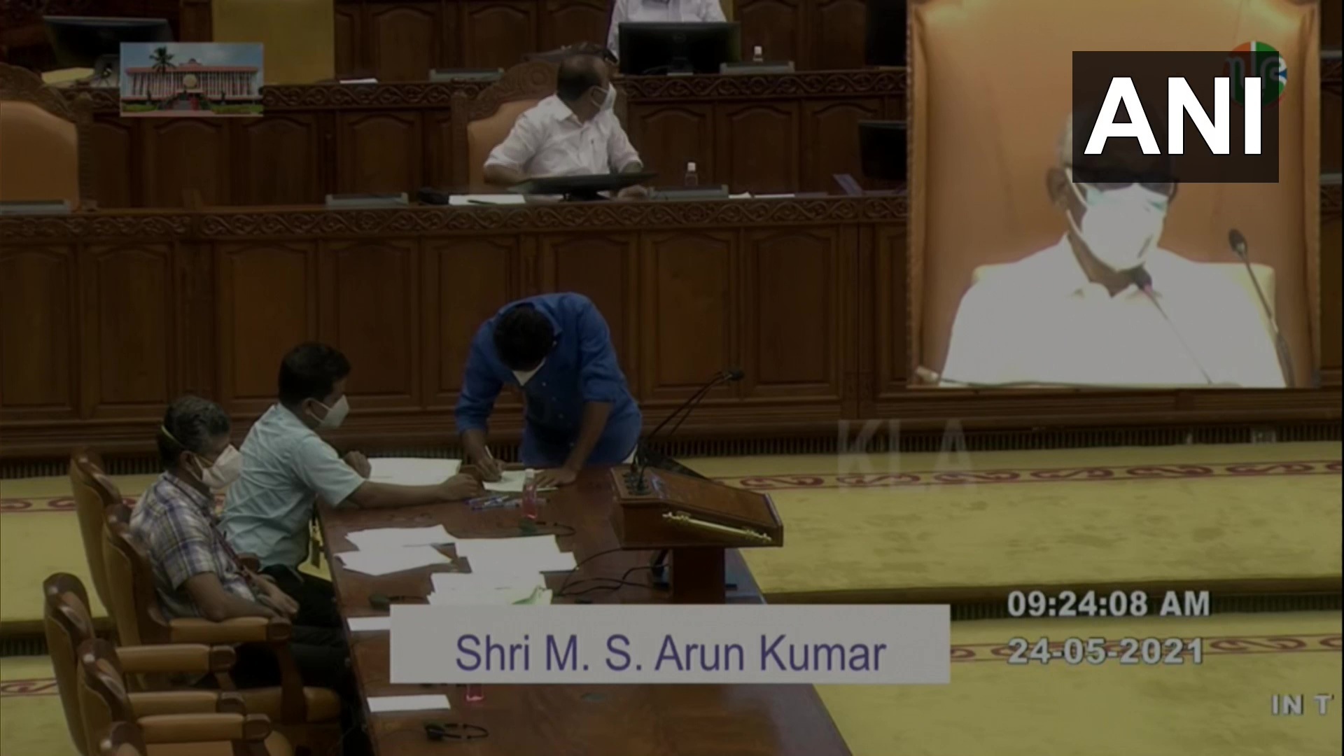 Swearing-in Of Newly Elected MLAs Underway In Kerala Assembly Photos ...