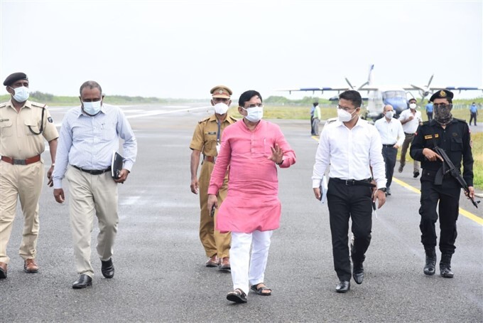 Praful K Patel Arrives At Agatti In Lakshadweep, To Met With The ...