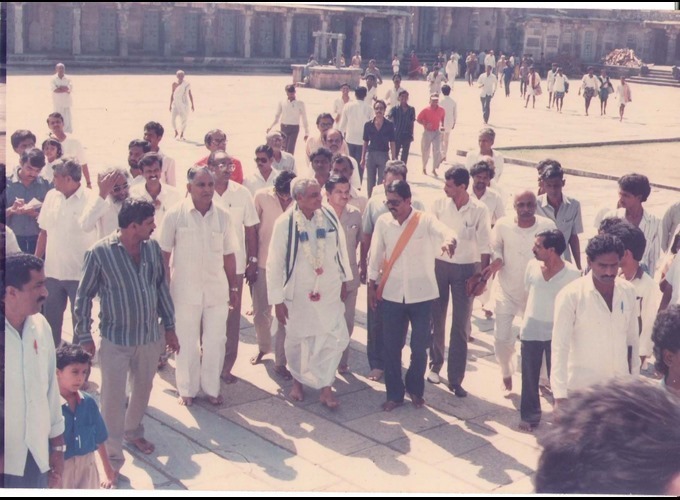 Photos: Rare Photos Of BS Yediyurappa's Political Journey ...