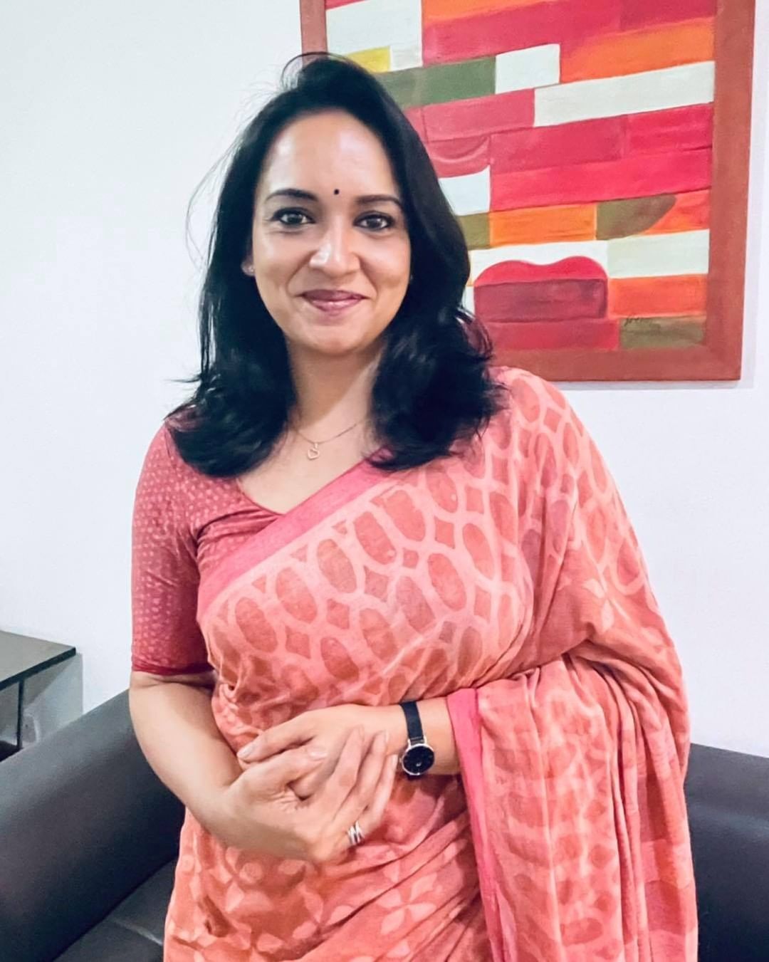 Actress Lena Kumar New Click In Kerala Saree Goes Viral | കേരള സാരിയില് ...