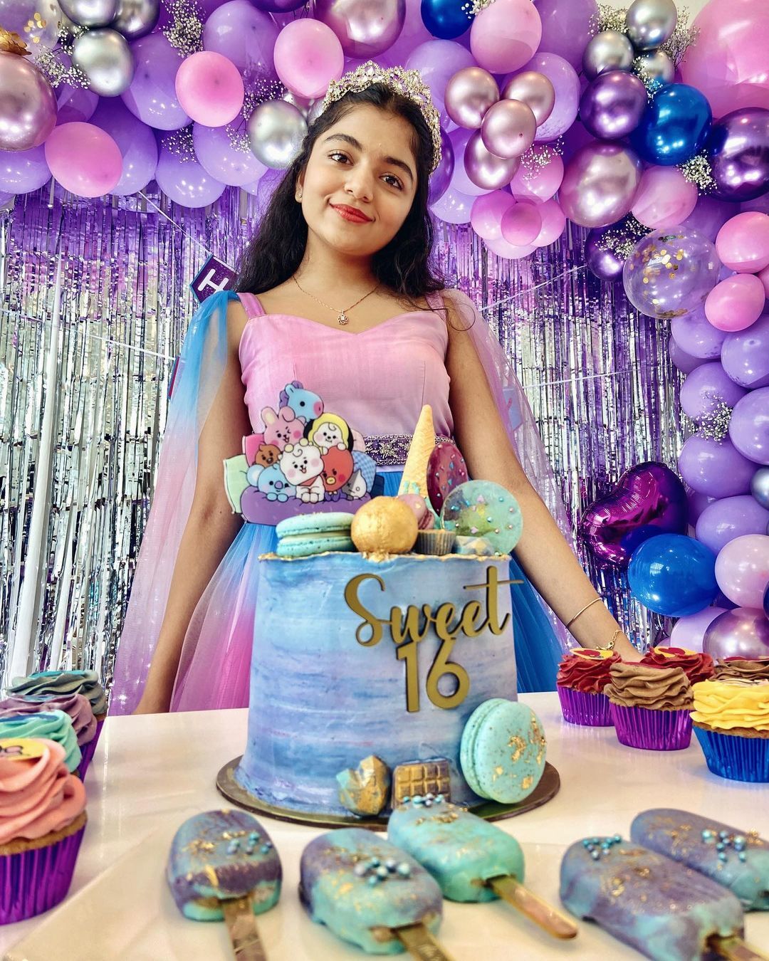 hansika krishna kumar's birthday celebration photos viral | ഹൻസുവിന് 16 ...