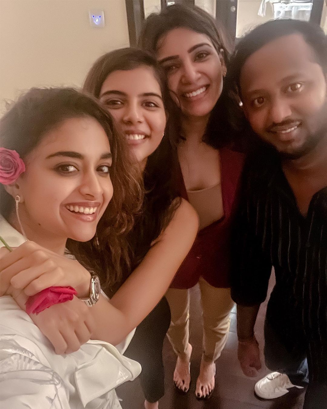 Actress Keerthy Suresh Shared New Clicks With Samantha, Trisha and Kalyani Priyadarshan Goes ...