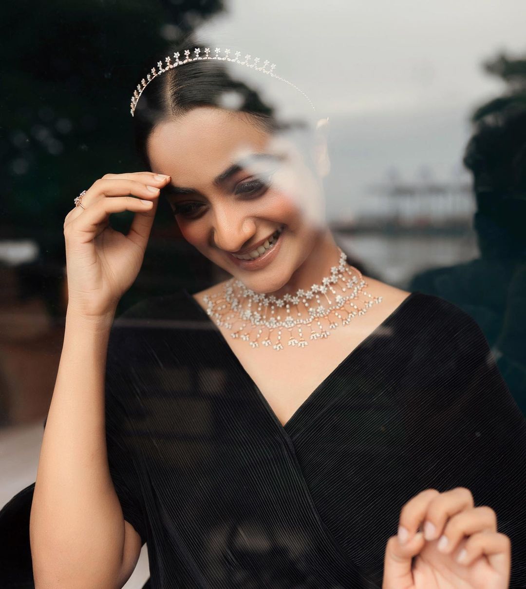 Actress Namitha Pramod New Bold And Stylish Clicks In Black Outfit ...