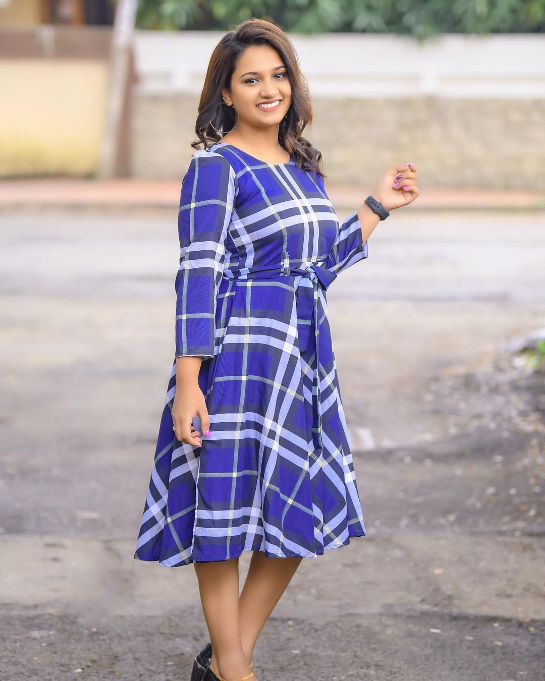 Serial Actress Pratheeksha G Pradeep In A Attractive and Colourful look ...