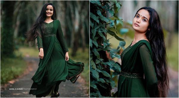 Child Actress Meenakshi Anoop New Simple And Cute Clicks | സിംപി ...