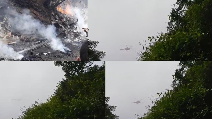 Finaly Visuals Of CDS Bipin Rawat Chopper Crash Goes Viral Photos: HD ...