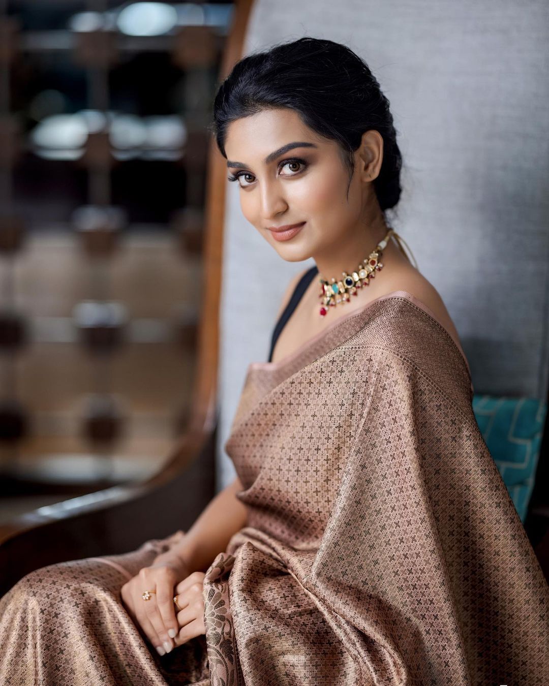 Kaaval Movie Fame Rachel David New Stunning Stills | സാരിയില്‍ അതി ...