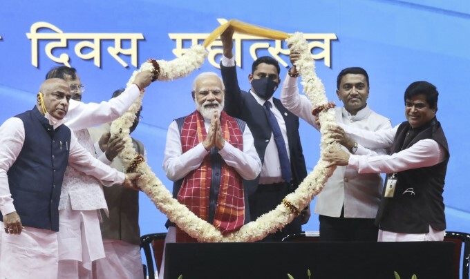 PM Modi During 60th Goa Liberation Day In Goa Photos: HD Images ...
