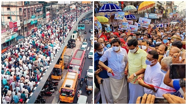 Malappuram Edappal Flyover Inaugurated by Minister PA Muhammed Riyas ...