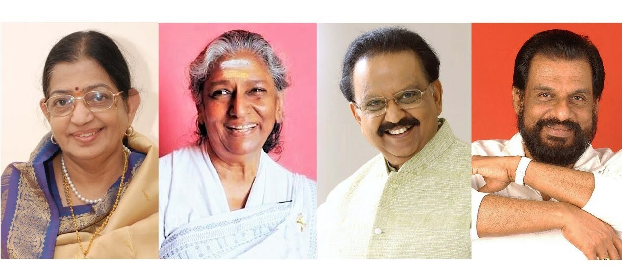 PHOTOS : அதிகமுறை தேசிய விருது வாங்கிய தமிழ் பின்னணிப் பாடகர்கள் ...