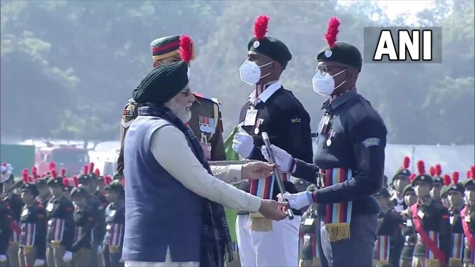 PM Narendra Modi Inspects NCC Rally At Cariappa Ground In Delhi Photos ...