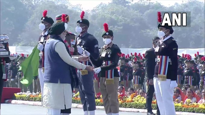 PM Narendra Modi Inspects NCC Rally At Cariappa Ground In Delhi Photos ...