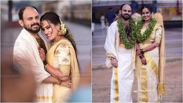Sthreedhanam Serial Actress Divya Marriage Photos