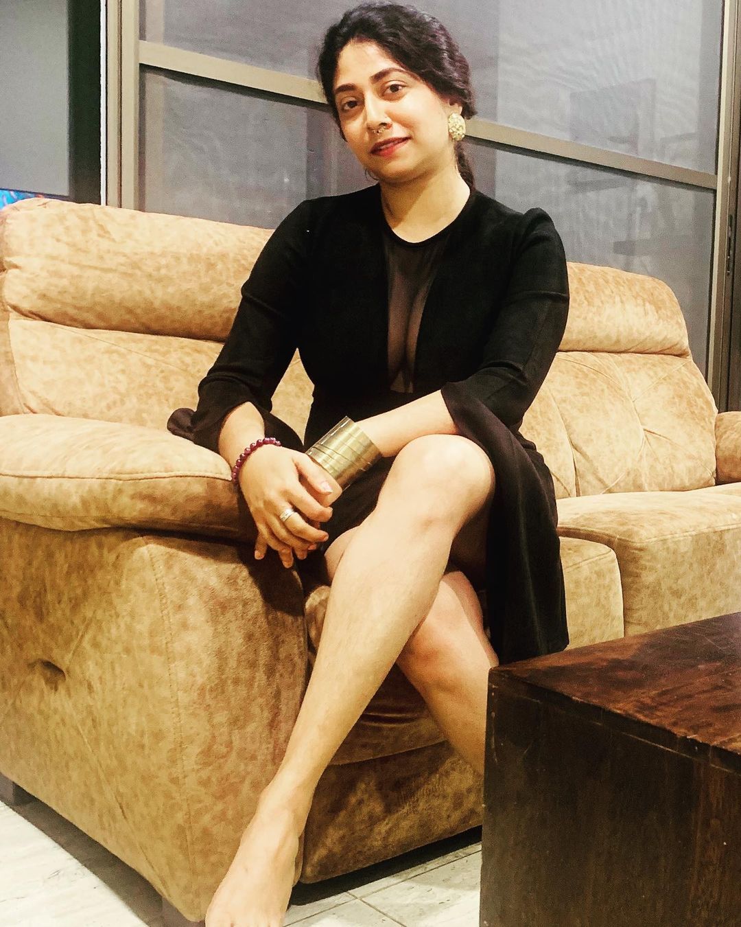 singer Abhaya Hiranmayi's latest photos goes viral on social media ...