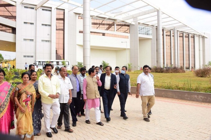 Union Minister Pralhad Joshi Visits IIT Dharwad In Karnataka Photos: HD ...