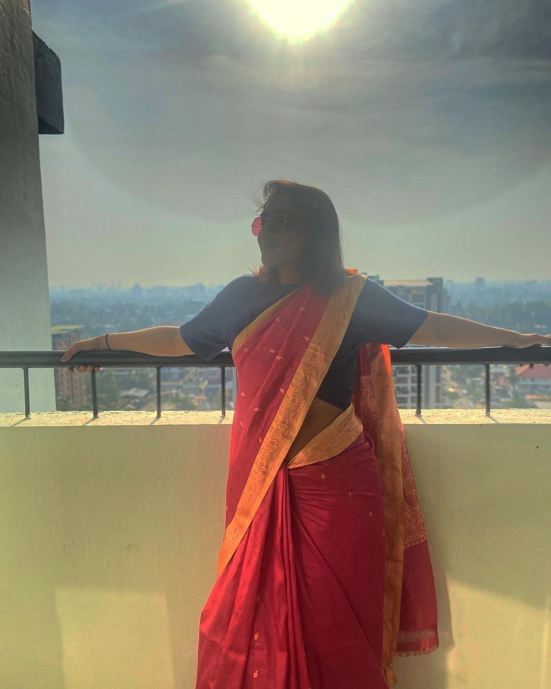 Mollywood Actress Sanusha Latest Stunning Look in Saree, Pics | ഇപ്പോ ...