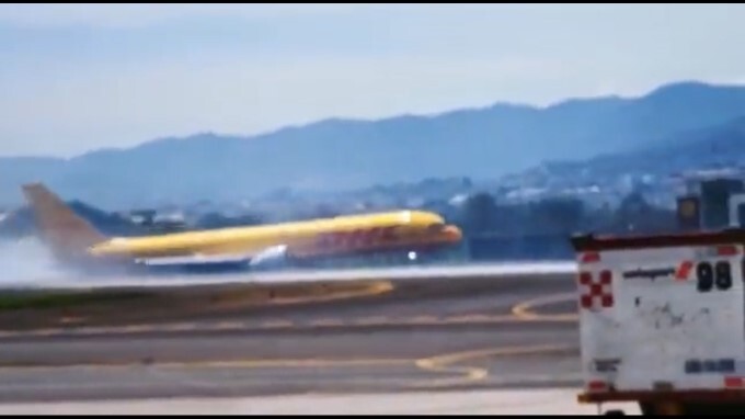 Cargo Plane Splits Into Two Part As It Makes Emergency Landing Photos ...