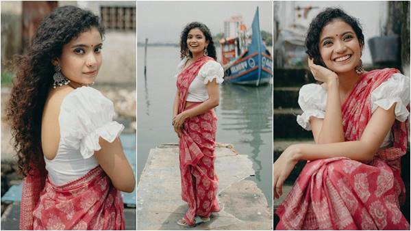 Actress Anna Ben New Stunning Look In Saree, Photoshoot Viral ...