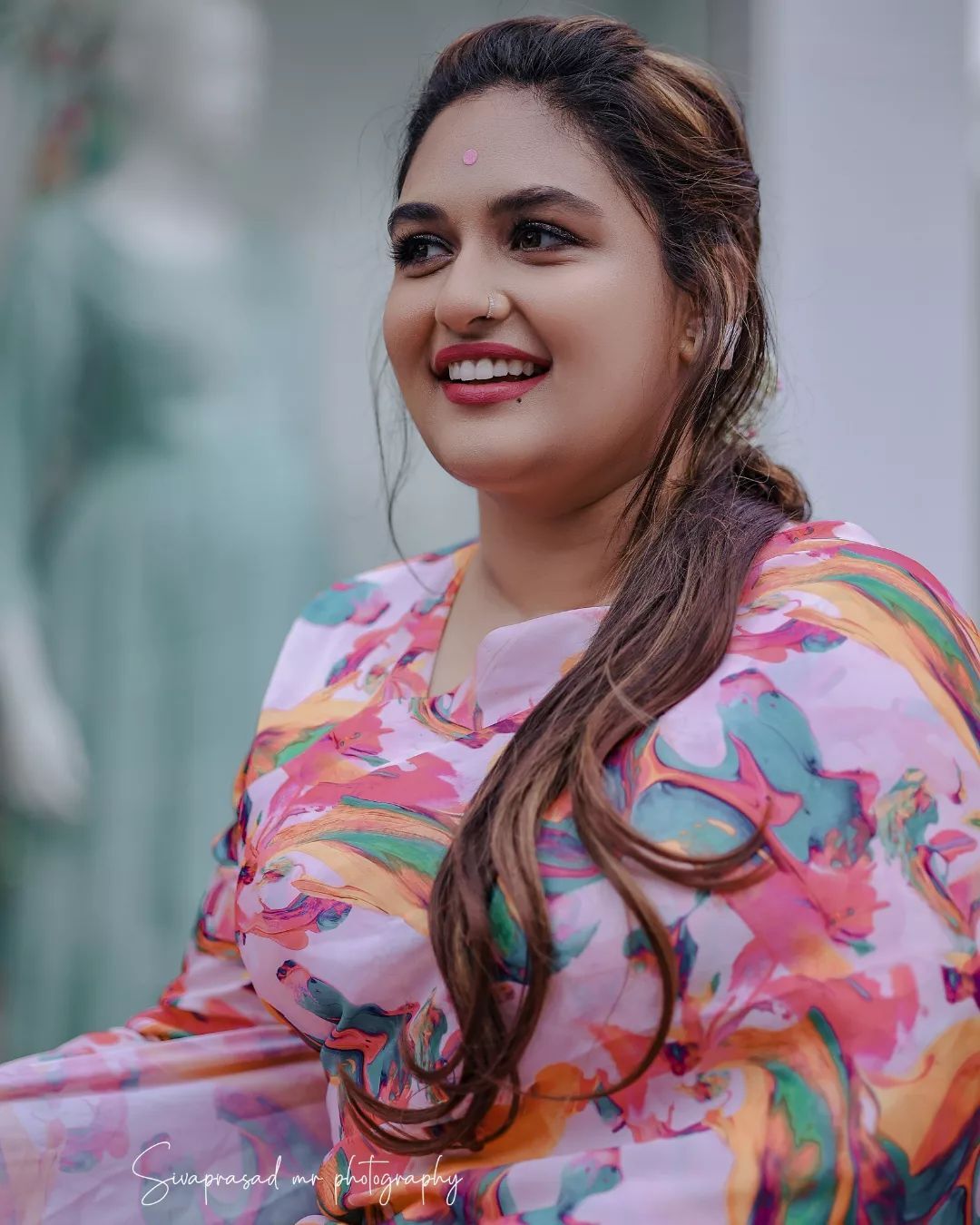 Actress Prayaga Martin Looking Gorgeous In Colorful Saree | ആകെ മൊത്തം ...