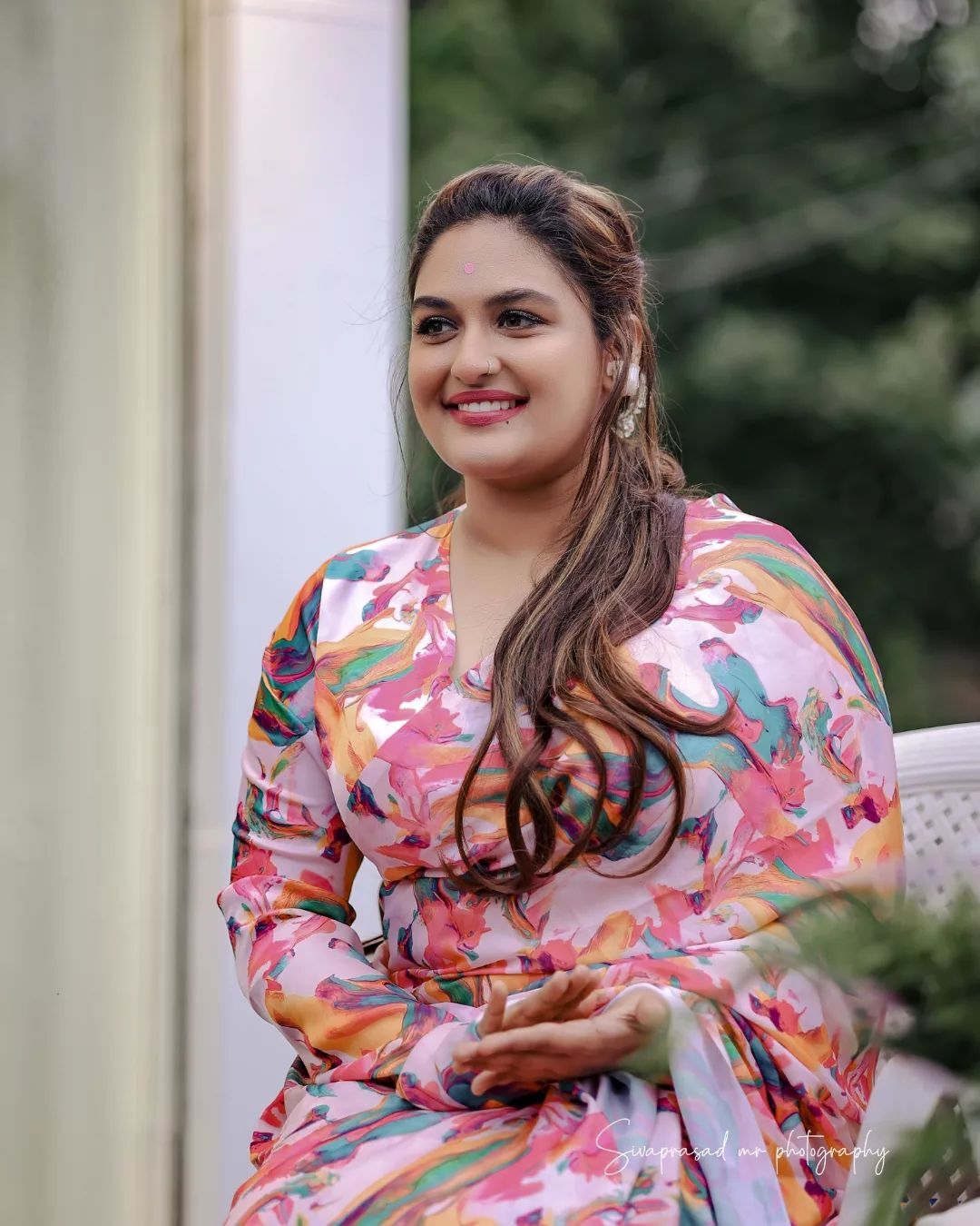 Actress Prayaga Martin Looking Gorgeous In Colorful Saree | ആകെ മൊത്തം ...