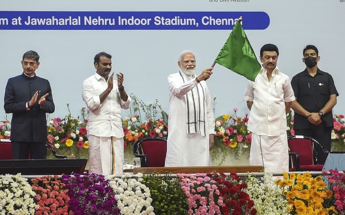 PM Modi Lay Foundation Stone For Multi-crore Infrastructure Projects In ...