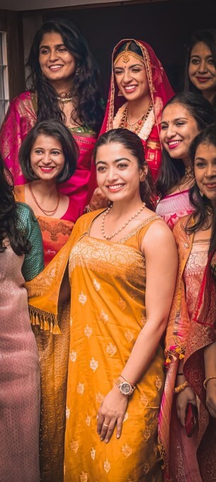 Rashmika Mandanna Dons Silk Saree In Coorgi Style Photos: HD Images ...
