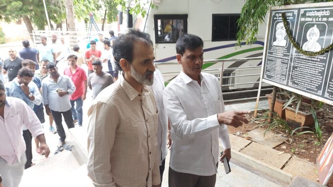 ಡಾ. ರಾಜ್‌ಕುಮಾರ್ ಪ್ರತಿಮೆ ವೀಕ್ಷಿಸಿದ ರಾಘವೇಂದ್ರ ರಾಜ್ ಕುಮಾರ್ | Raghavendra ...