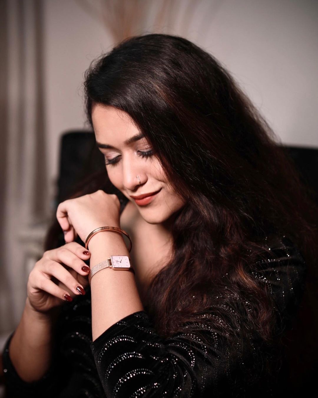 Actress Parvathy Krishna Looking Gorgeous In Black | ലുക്ക് മാറ്റി ...